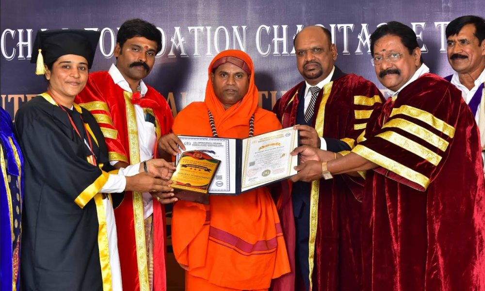 BK Suma Receives Honorary Doctorate Award & Lokahita Seva Ratna Award ...